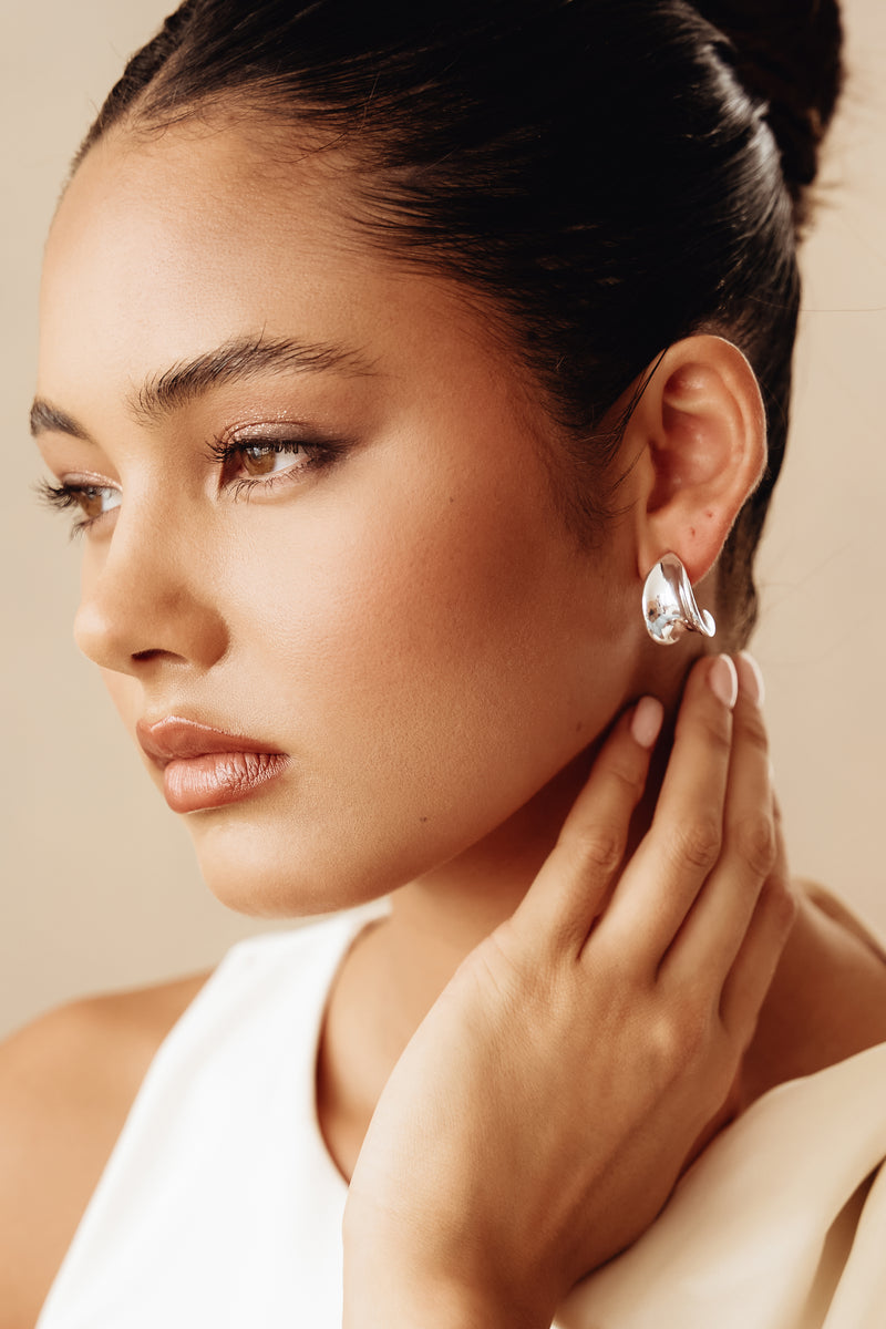 Logan Silver Earring – Liberte